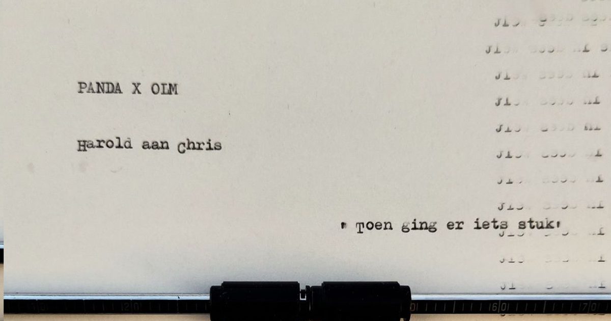 2. Harold aan Chris - Toen ging er iets stuk | Ontdek de verhalen van ...